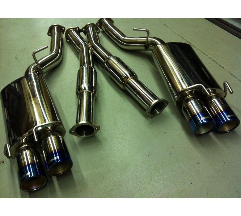 AMS Stainless Steel SS 3" Catback Exhaust System - Nissan 300ZX Z32