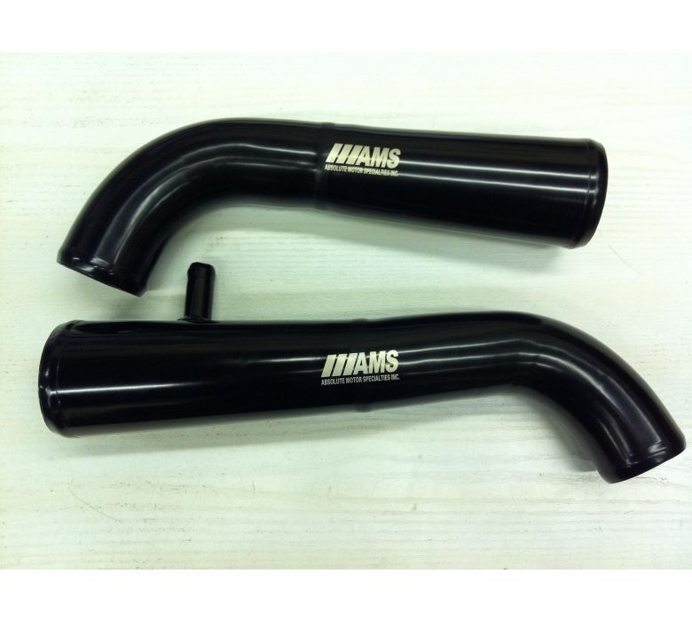 AMS 300ZX 2.5" STEALTH BLACK CONED TURBO DISCHARGE PIPES