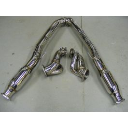 AMS 3" DOWN-PIPE AND 3"-2.5" RESONATED TEST-PIPE COMBO